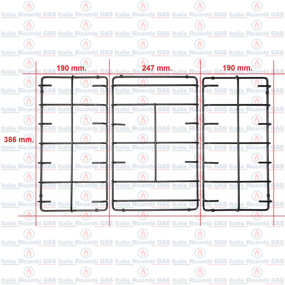 Griglie in piattina P1573/KIT FRANKE